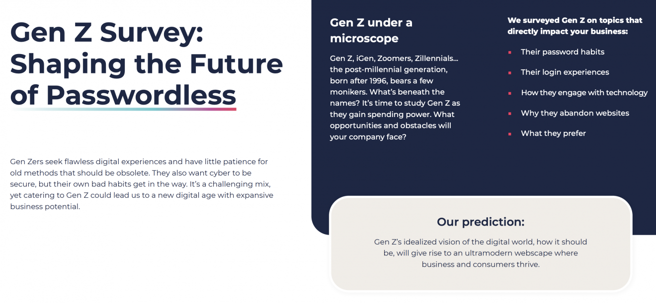 Gen Zers Going Passwordless - PaperplaneCo